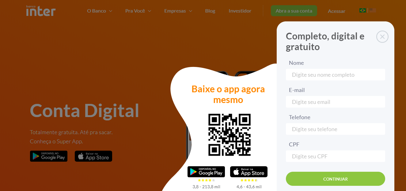 Conheça e saiba como funciona a Conta Digital do Banco Inter - Sua Finança