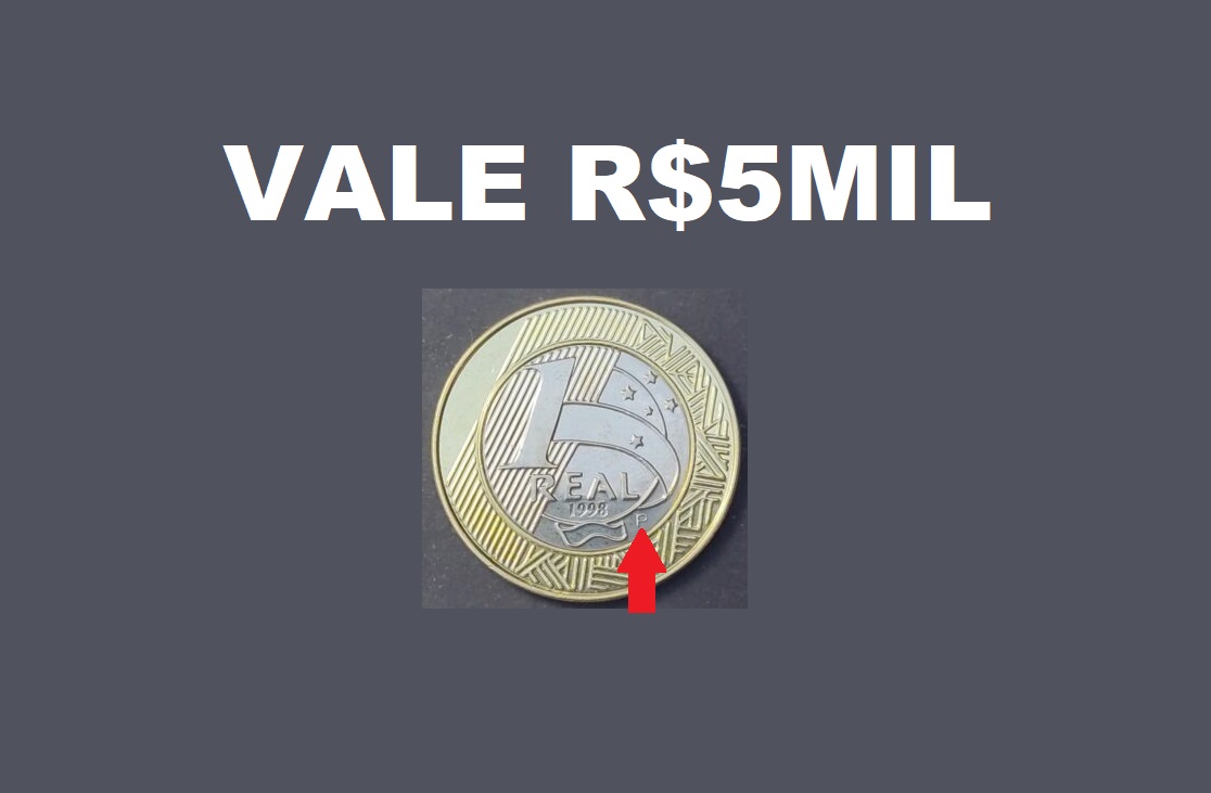 MOEDA de 1 REAL com a letra P que vale R$5MIL. Fique Atento(a)!